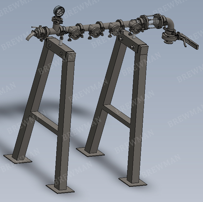 Manual Keg Filler Keg Filling Machine - on Brewman